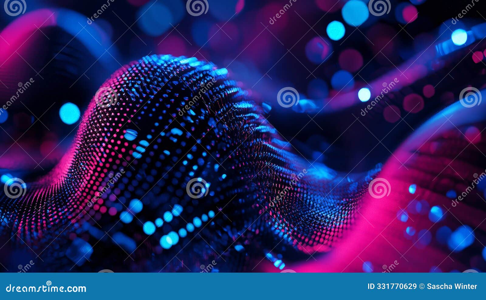 The Principle of Interference in Waves. Generative AI Stock ...