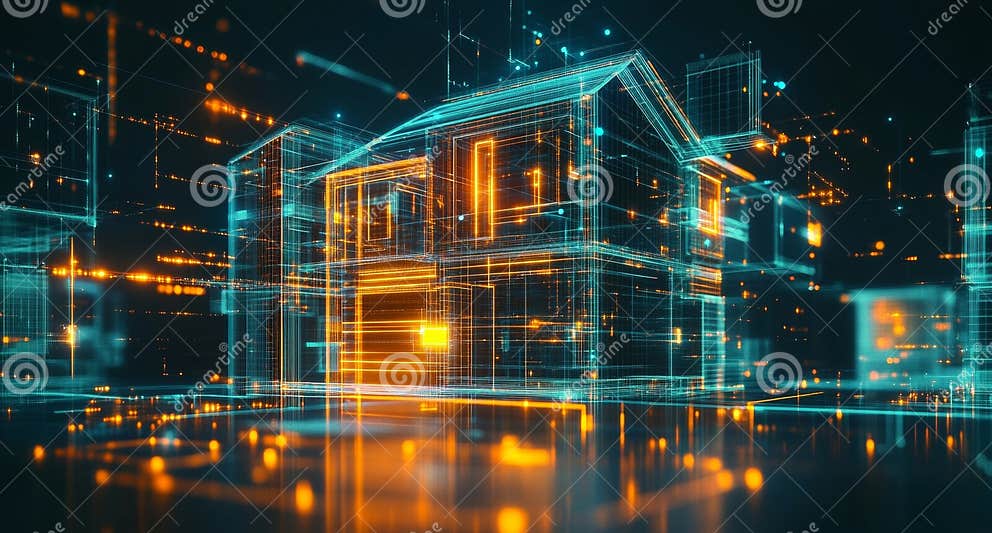 A Visual Representation of a Smart Home Integrating Cloud Technology ...