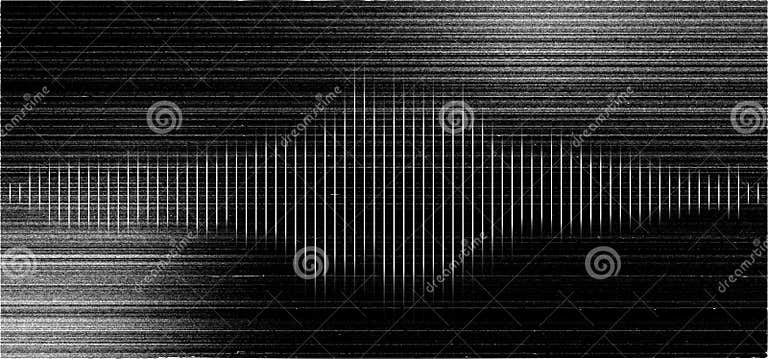 Visual Representation of Sound Waves Captured in a Monochromatic Design ...