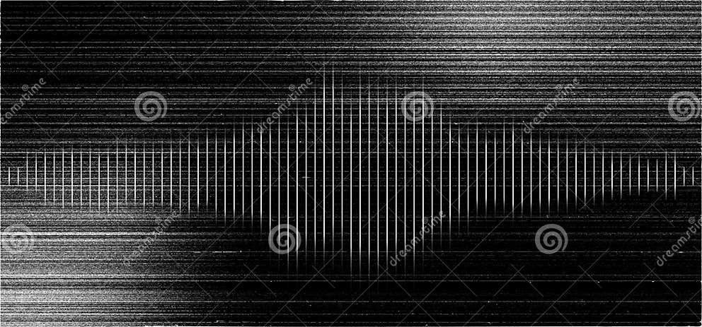 Visual Representation of Sound Waves Captured in a Monochromatic Design ...