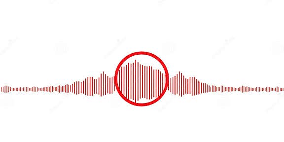 Visual Representation of Sound Waves Demonstrating Audio Frequency ...