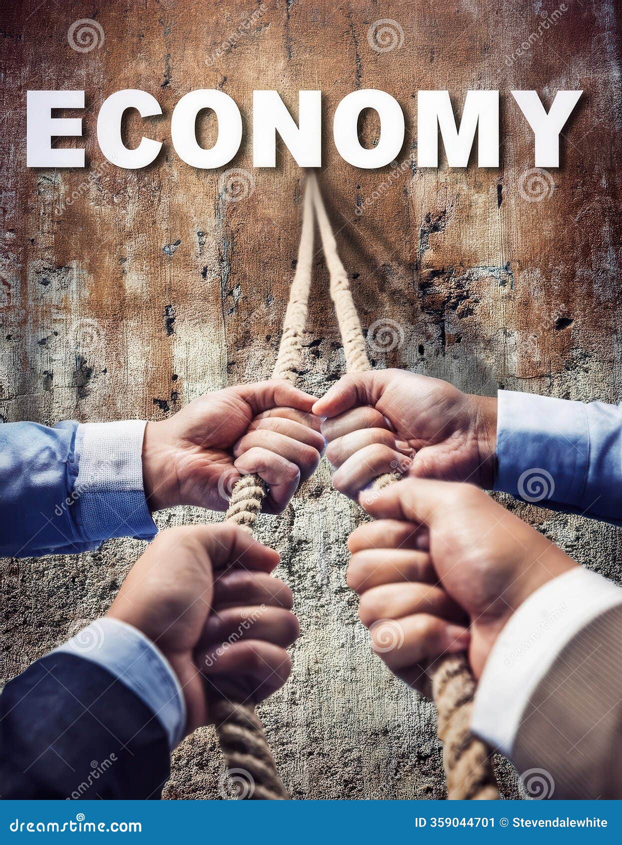 Visual Representation of Teamwork and Conflict in Economy with ...