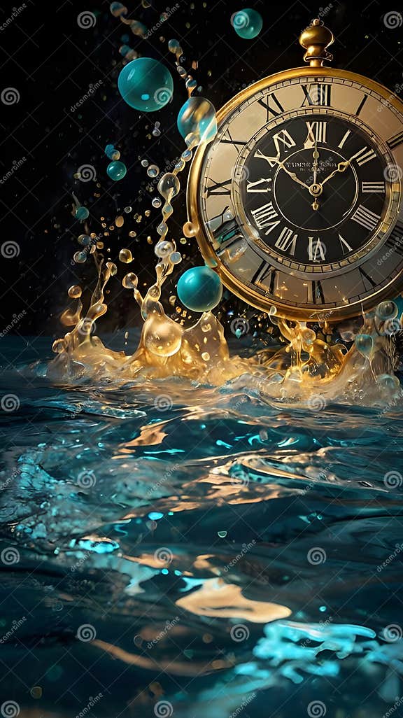 A Visual Representation of Time As a Flowing River of Glowing Particle ...