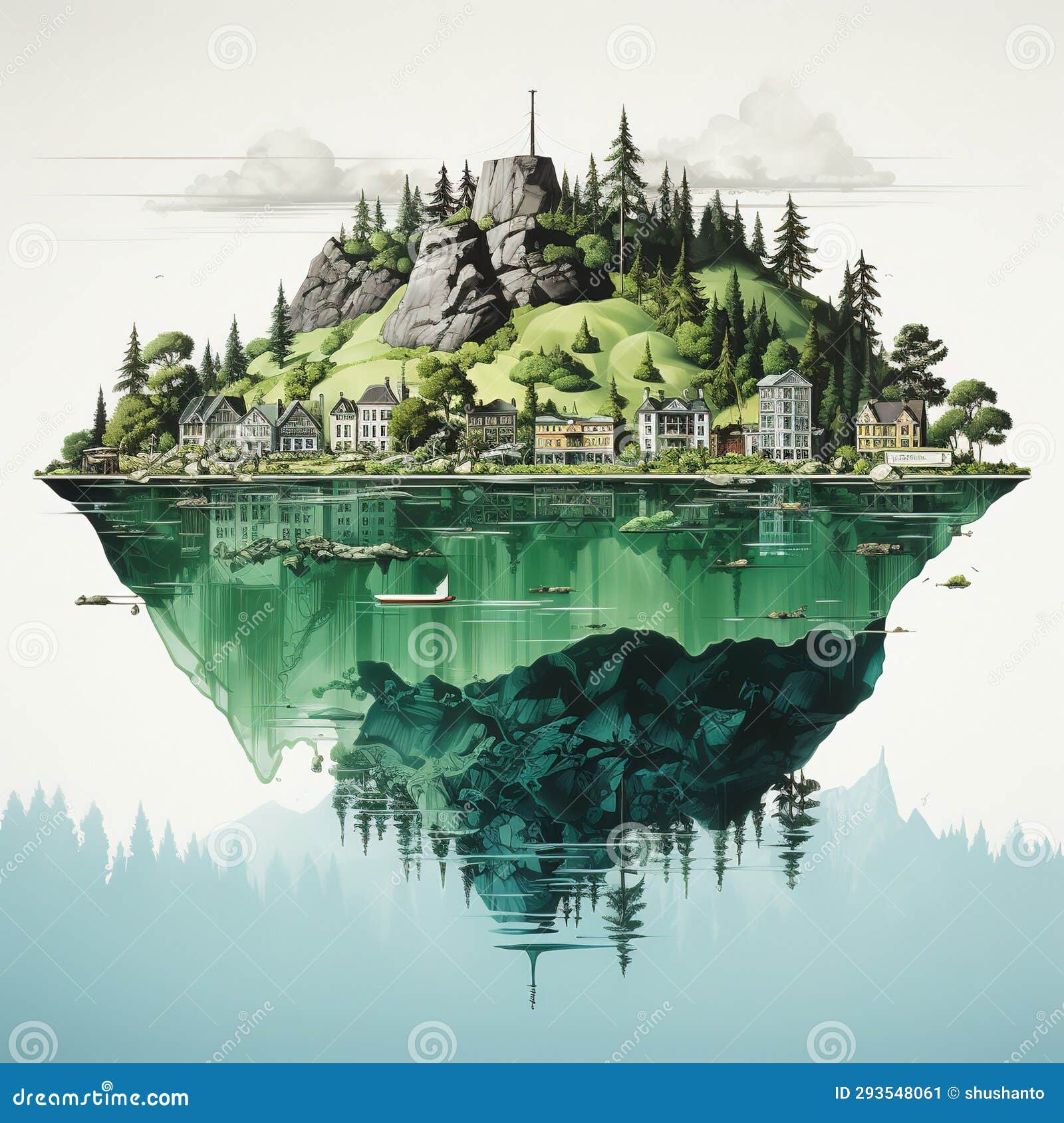 Visual Representation of Upside Down, a Creative Manipulation Stock ...