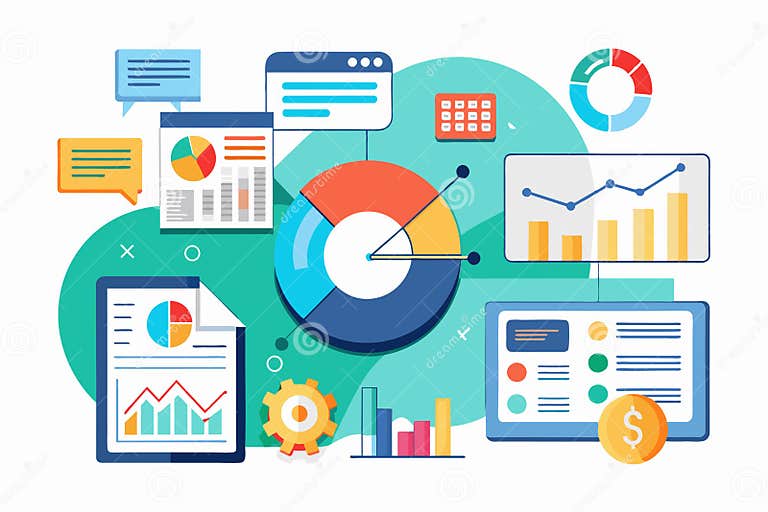 Visual Representation of Various Analytics Marketing Metrics ...