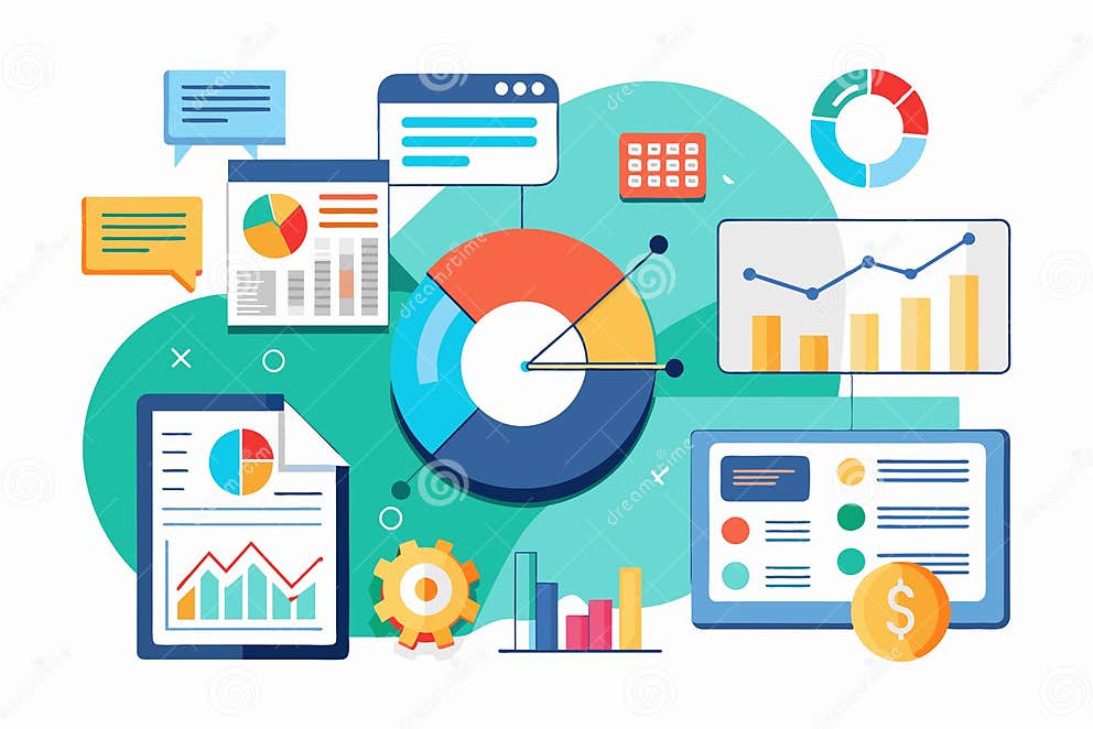 Visual Representation of Various Analytics Marketing Metrics ...