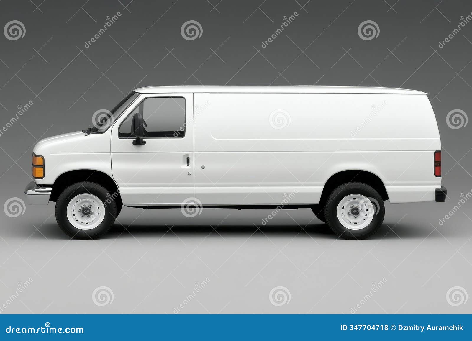 A Visual Representation of Vehicle Signage, with a White Van Set ...