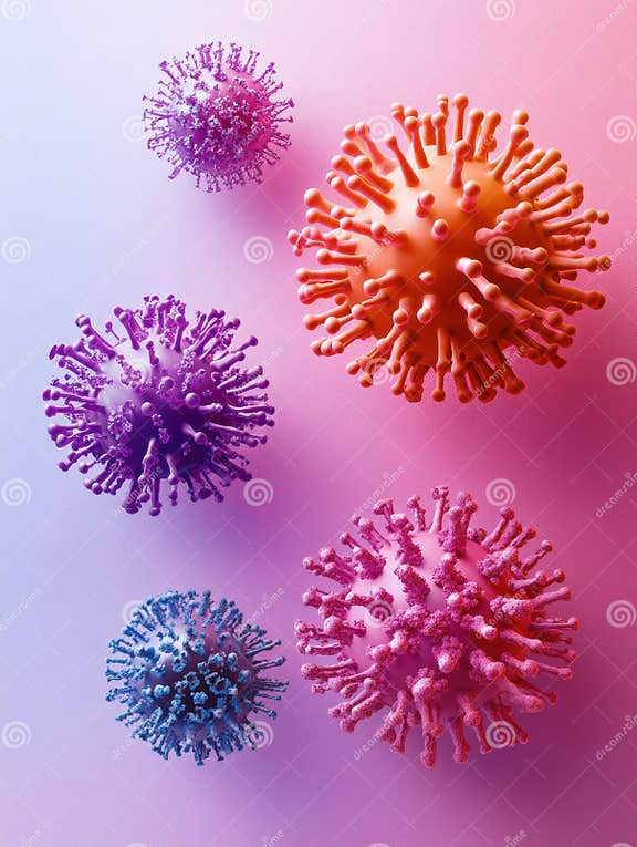 Virus Forms Showcasing Progression from Simple To Complex Structures in ...