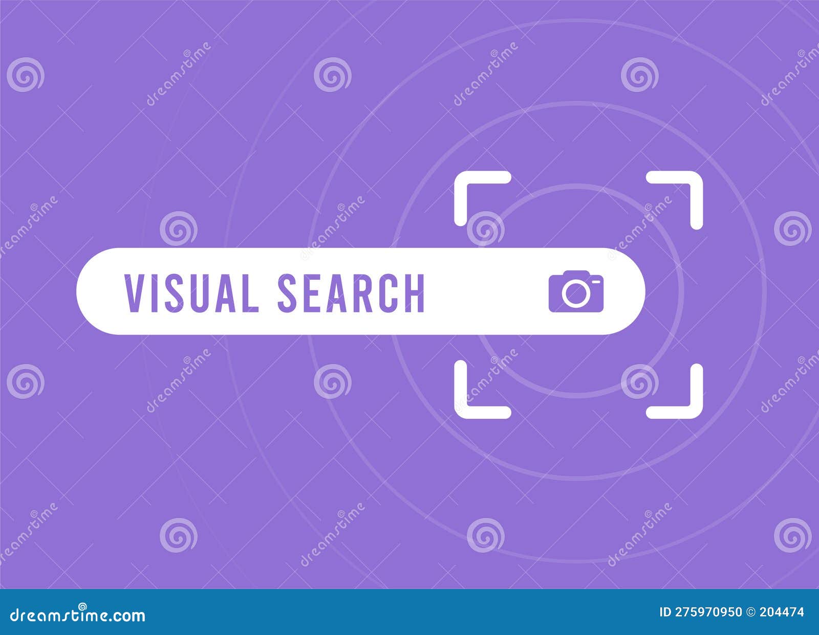 Visual Search Engine Tool Concept. Search by Image As Well As by Text ...
