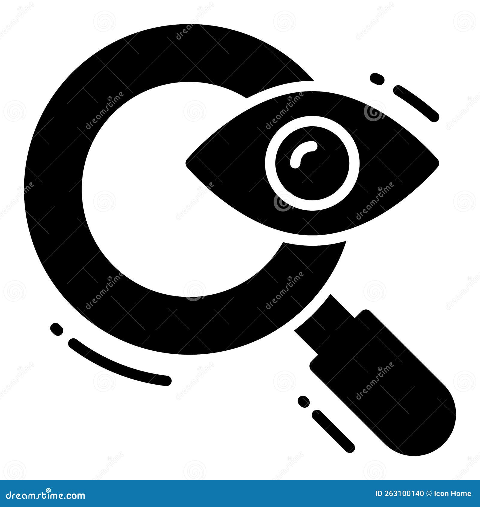 Visual Search, Protection and Security Vector Icons Set Cyber Computer ...