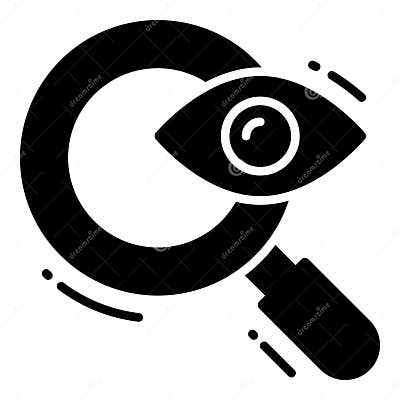 Visual Search, Protection and Security Vector Icons Set Cyber Computer ...