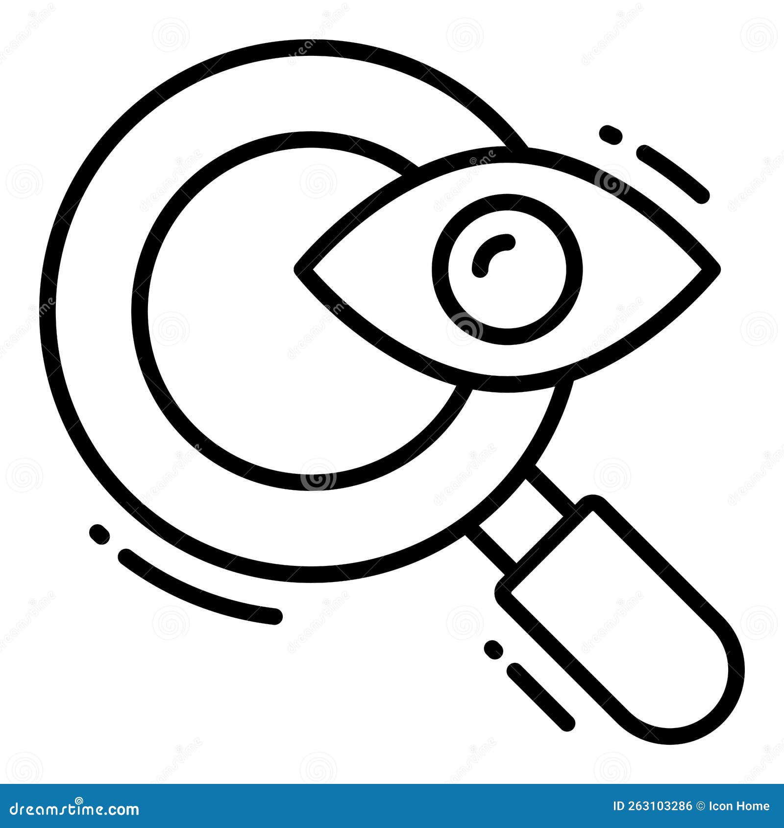 Visual Search, Protection and Security Vector Icons Set Cyber Computer ...