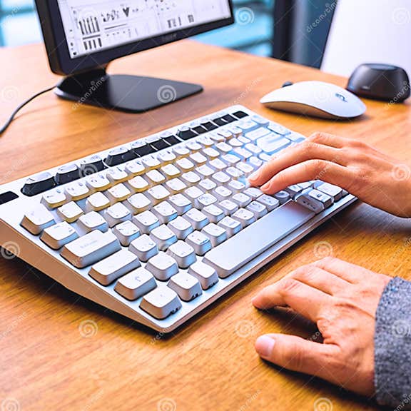 "Visual Showcase: Examples of Modern Keyboard Designs and Layouts" Stock Illustration ...