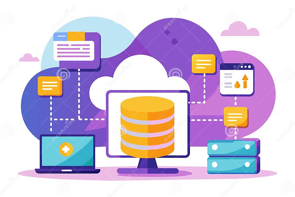 This Visual Showcases the Process of Transferring Data To Cloud Storage ...