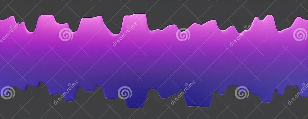 Abstract Purple Gradient Background with Wavy Edges Stock Illustration ...