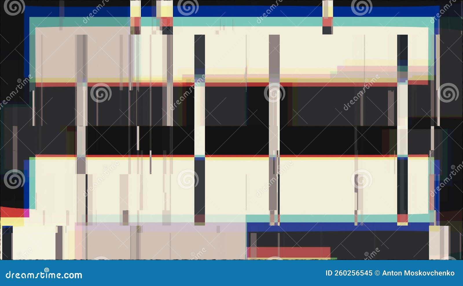 Visual Simulation of Analog Distortion, Glitches, Abstract Psychedelic ...