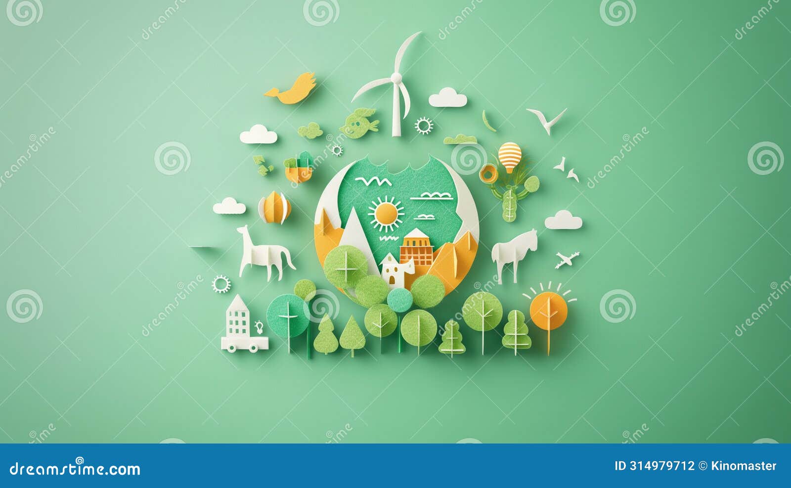 Sustainable Visions: Eco Campaign and App Art Design. Generative AI ...