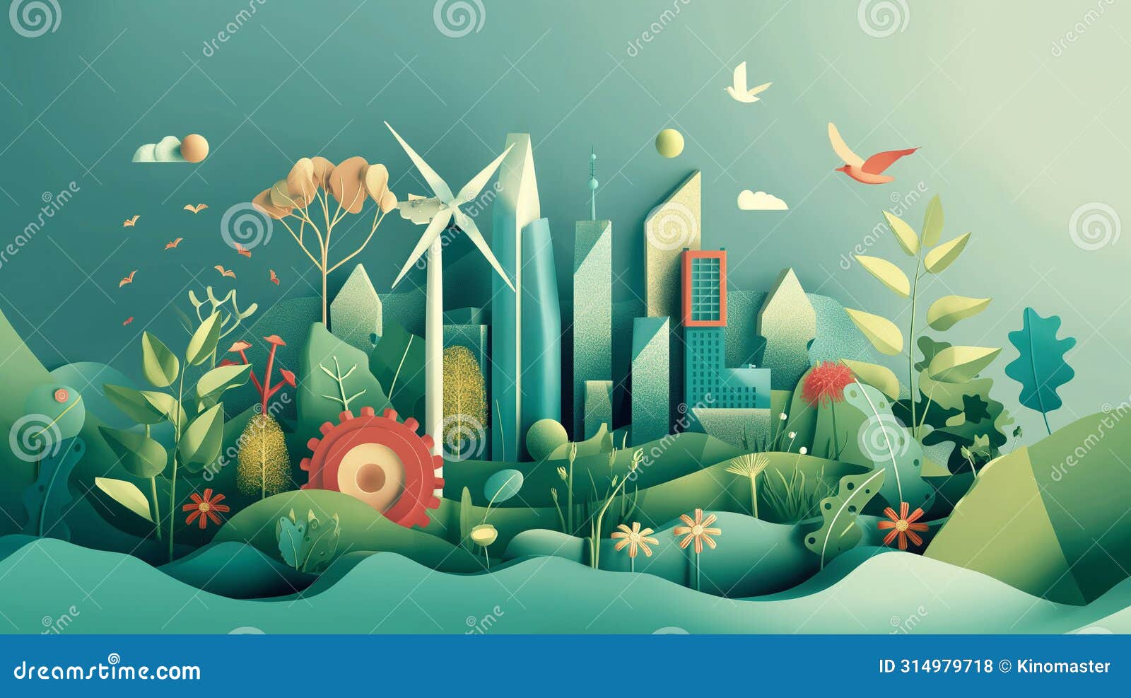 Sustainable Visions: Eco Campaign and App Art Design. Generative AI ...