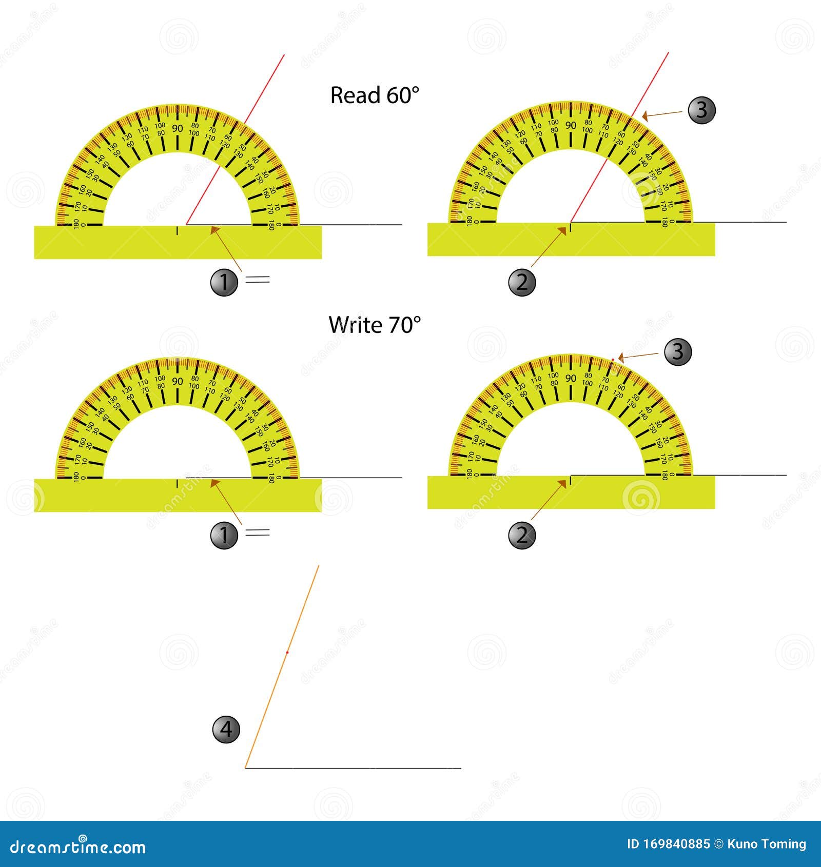 A Visual Step-by-step Illustration of Measuring and Drawing Corners ...