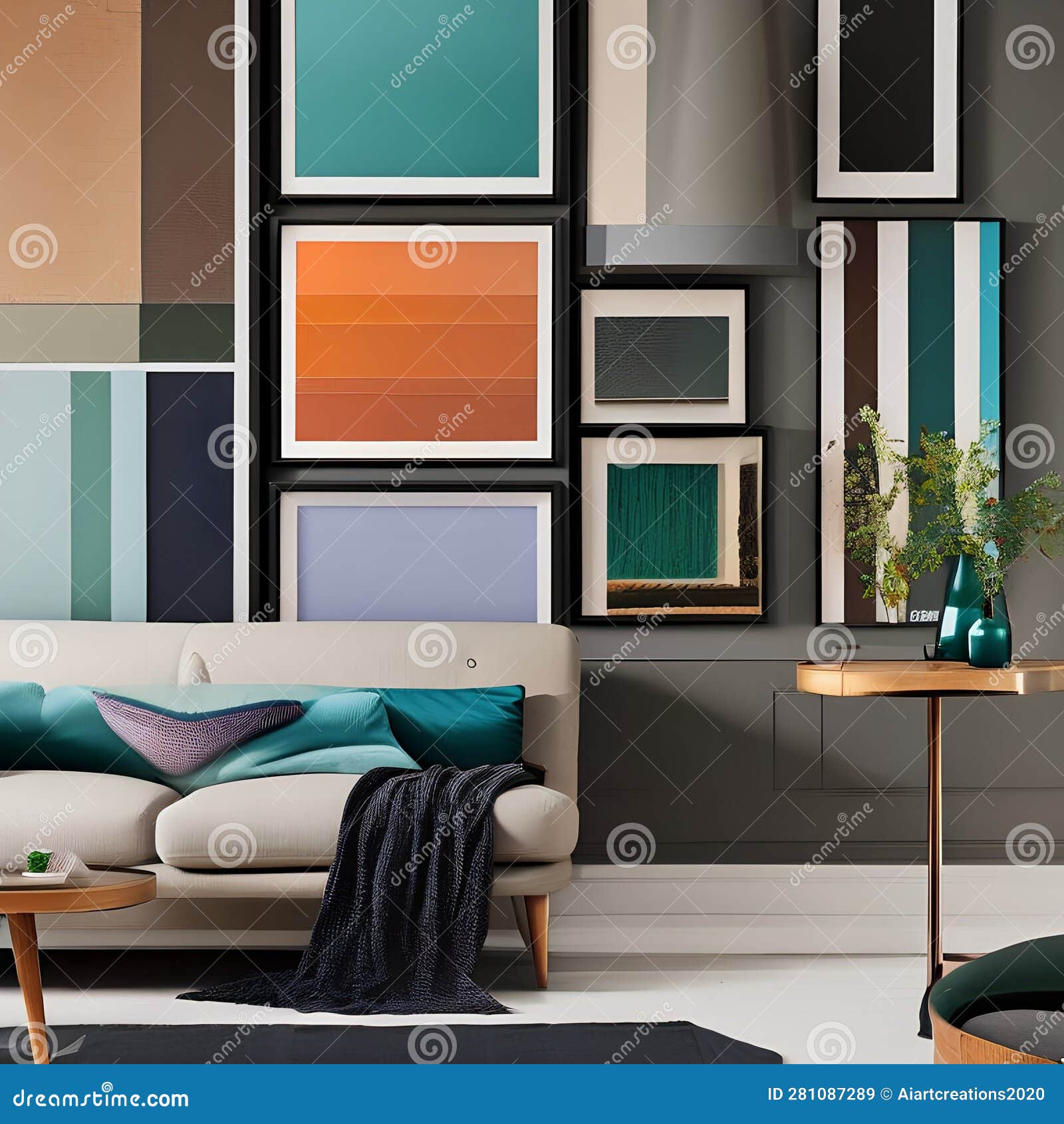 A Visual Symphony of Harmonious Colors, with Complementary Hues ...