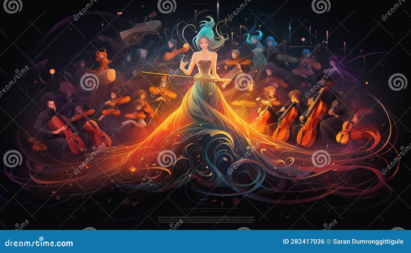 Visual Symphony from the Instruments To the Sheet Music in an ...