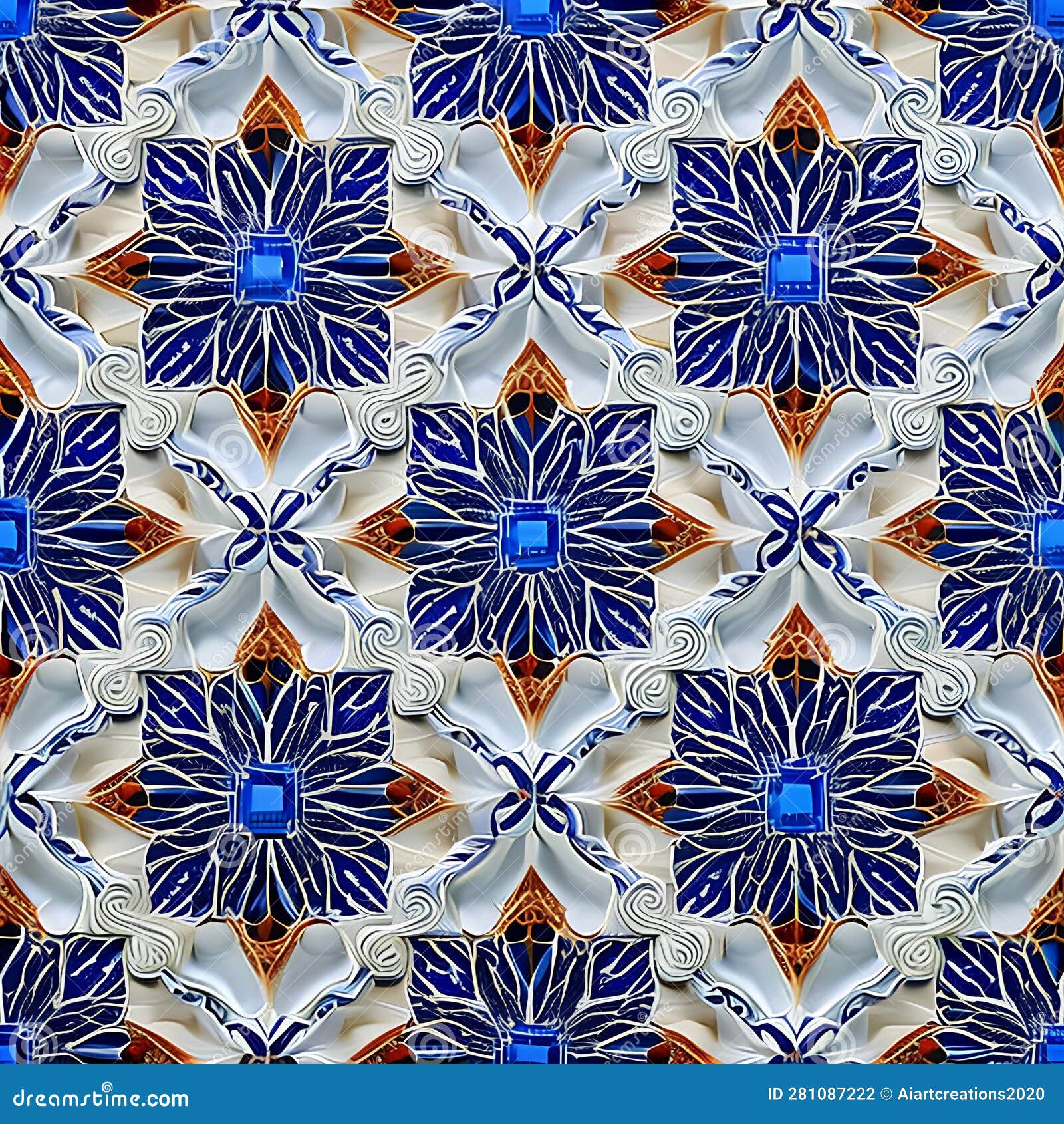 A Visual Symphony of Patterns and Repetition, with Intricate Motifs ...