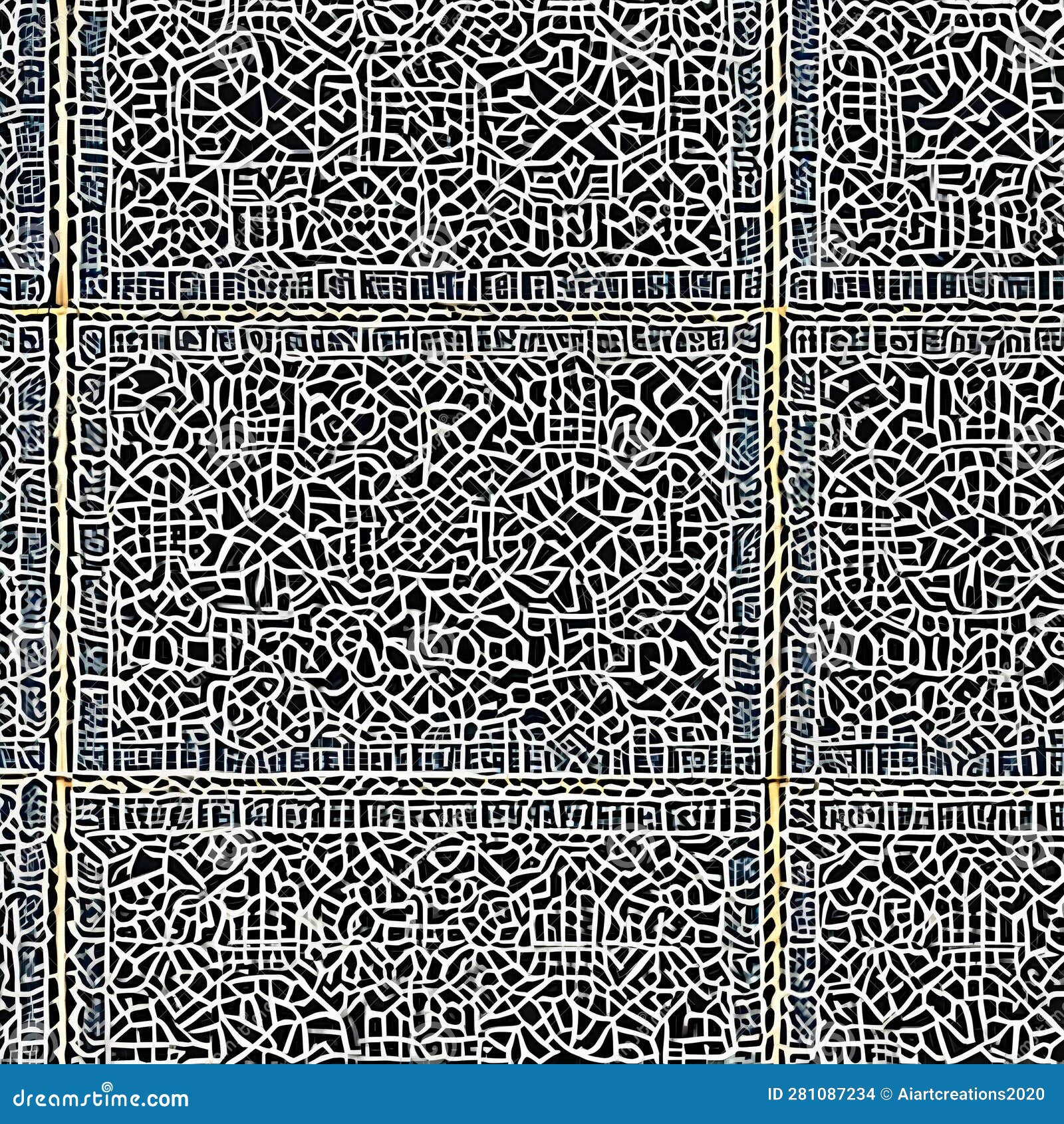 A Visual Symphony of Patterns and Repetition, with Intricate Motifs ...