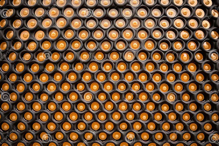 Visual Texture of Battery Cells in a Grid Stock Image - Image of ...