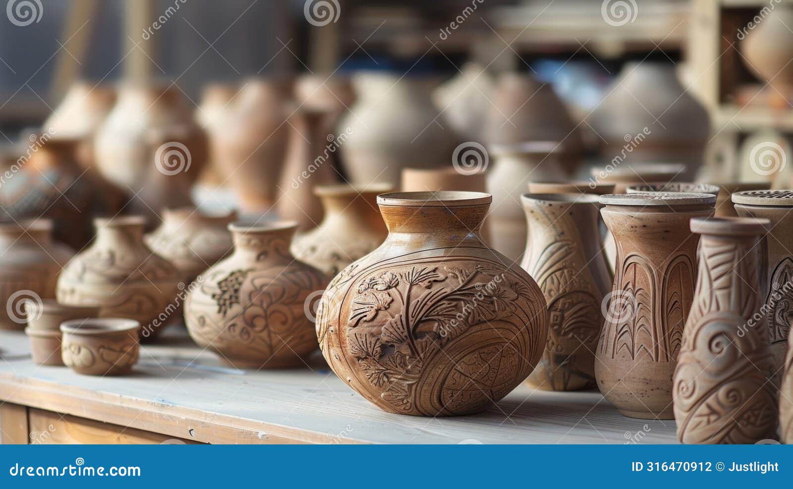 Laser Carving Circle On Wooden Triangle Geomatric Shape On Wood Table ...