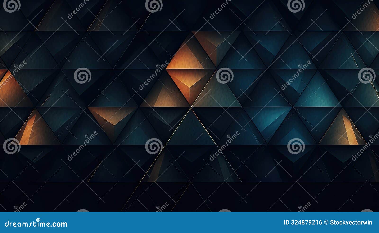 Visual Triangle Pattern Dark Stock Illustration - Illustration of ...