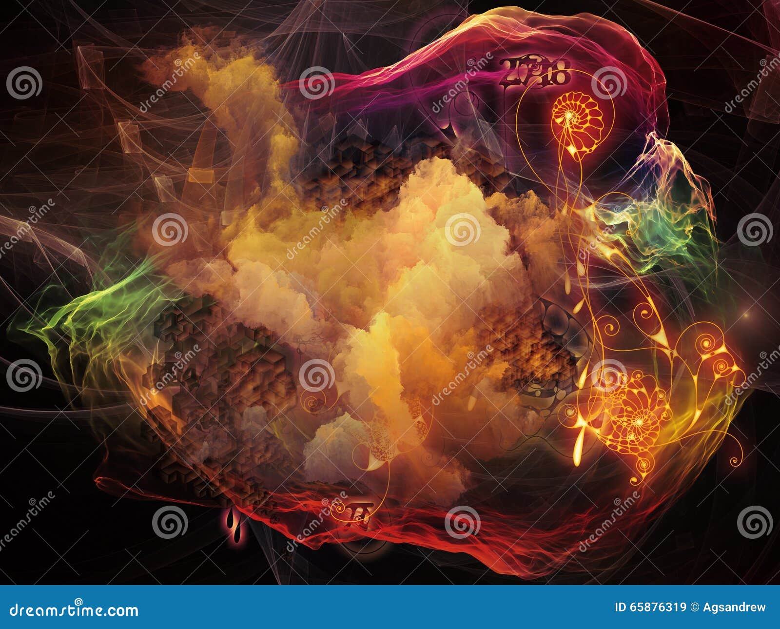 Visualisation De Calcul De Maths Illustration Stock - Illustration du ...