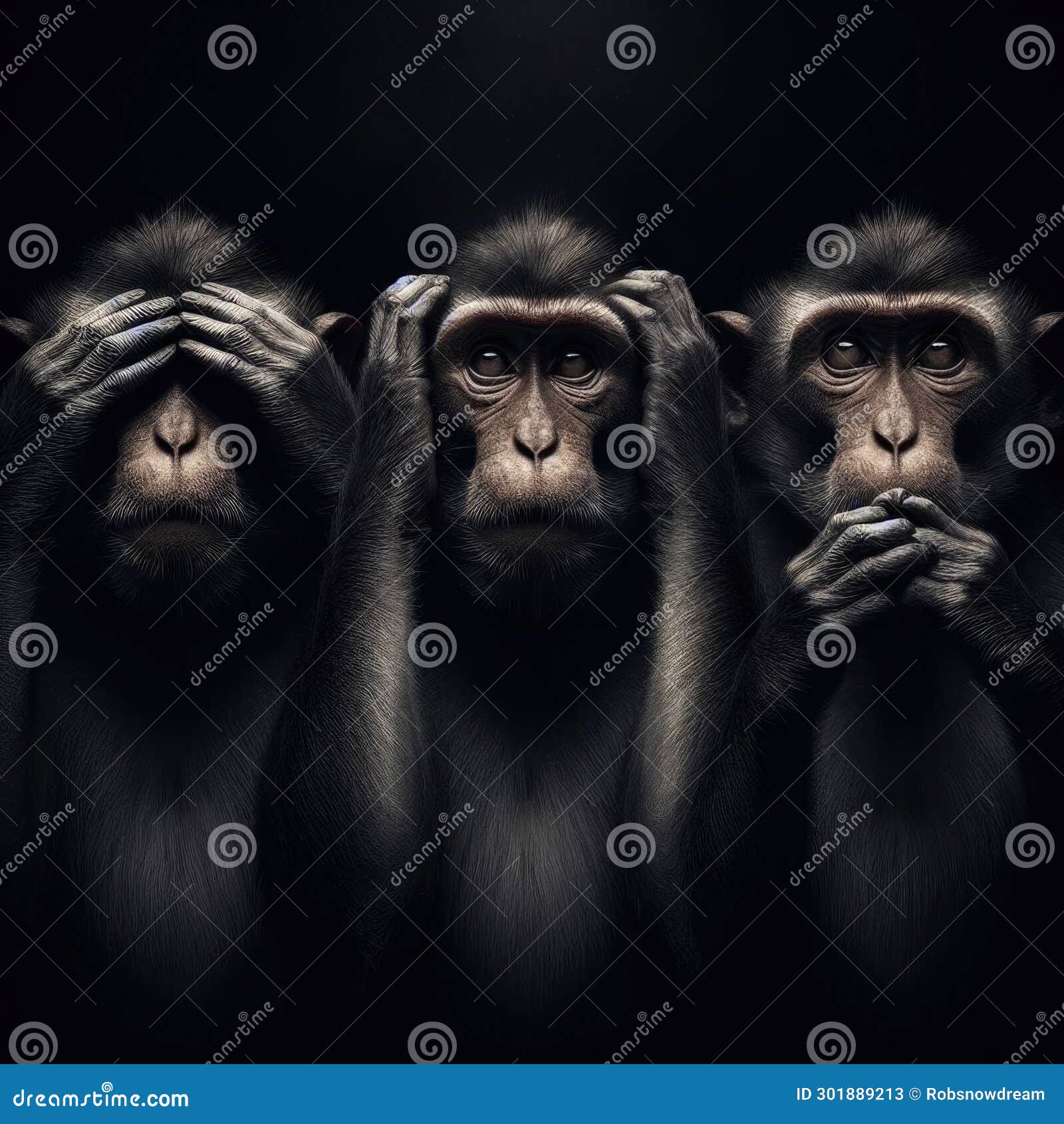Speak No Evil , Hear No Evil Cartoon Vector | CartoonDealer.com #31454257