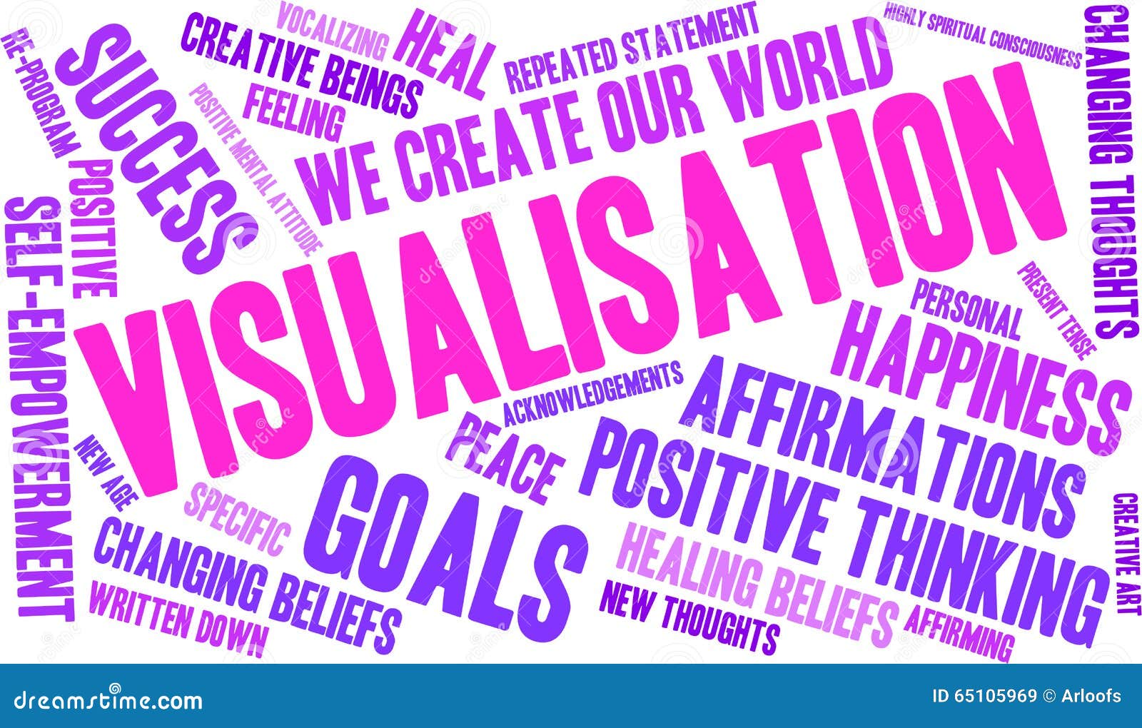 Visualisation Word Cloud stock illustration. Illustration of specific ...