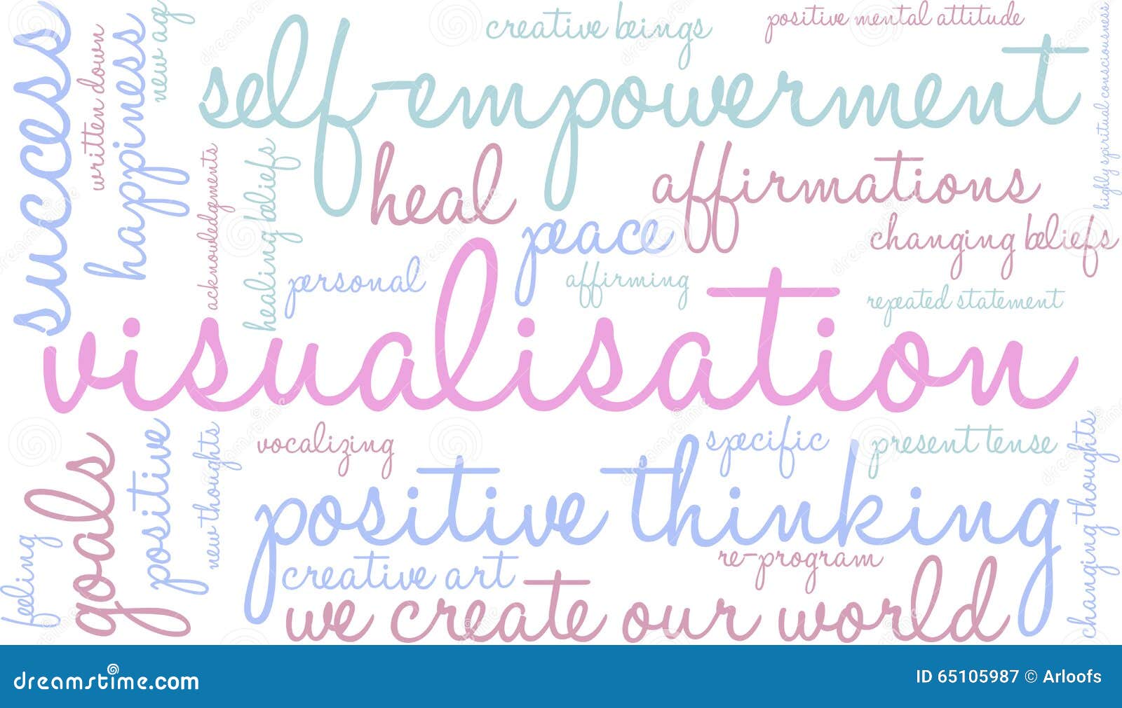 Visualisation Word Cloud stock illustration. Illustration of highly ...