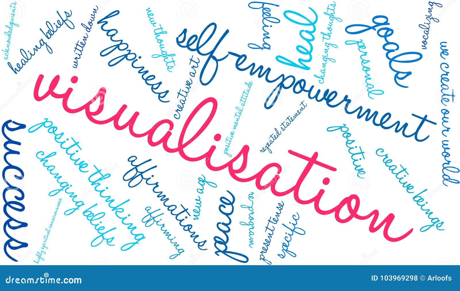 Visualisation Word Cloud stock vector. Illustration of acknowledgements ...