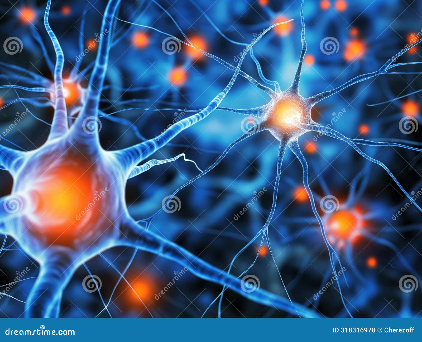 Active Neural Network Synapses With Electrical Impulses Stock Photo ... Active Neural Network Synapses With Electrical Impulses Stock Photo ...
