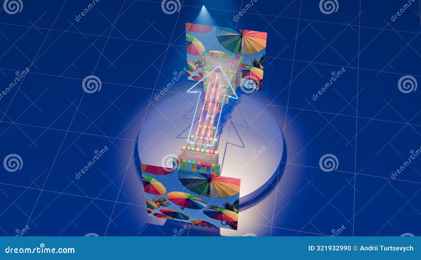 Visualization Of Autoencoder For Image Denoising From Noisy Input To Clean Output 3d Rendering