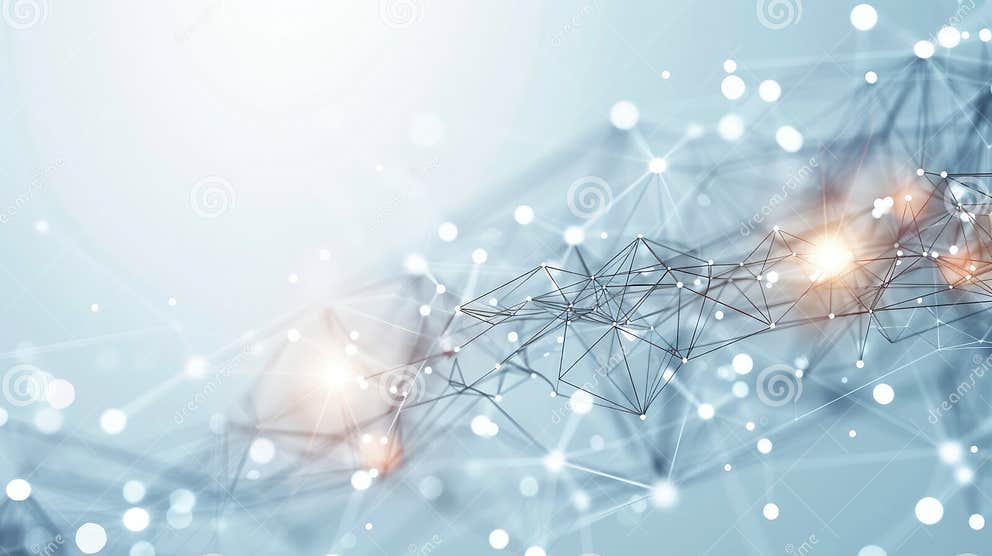 Visualization of Big Data with Interconnected Nodes and Data Points for Better Insights. Data ...