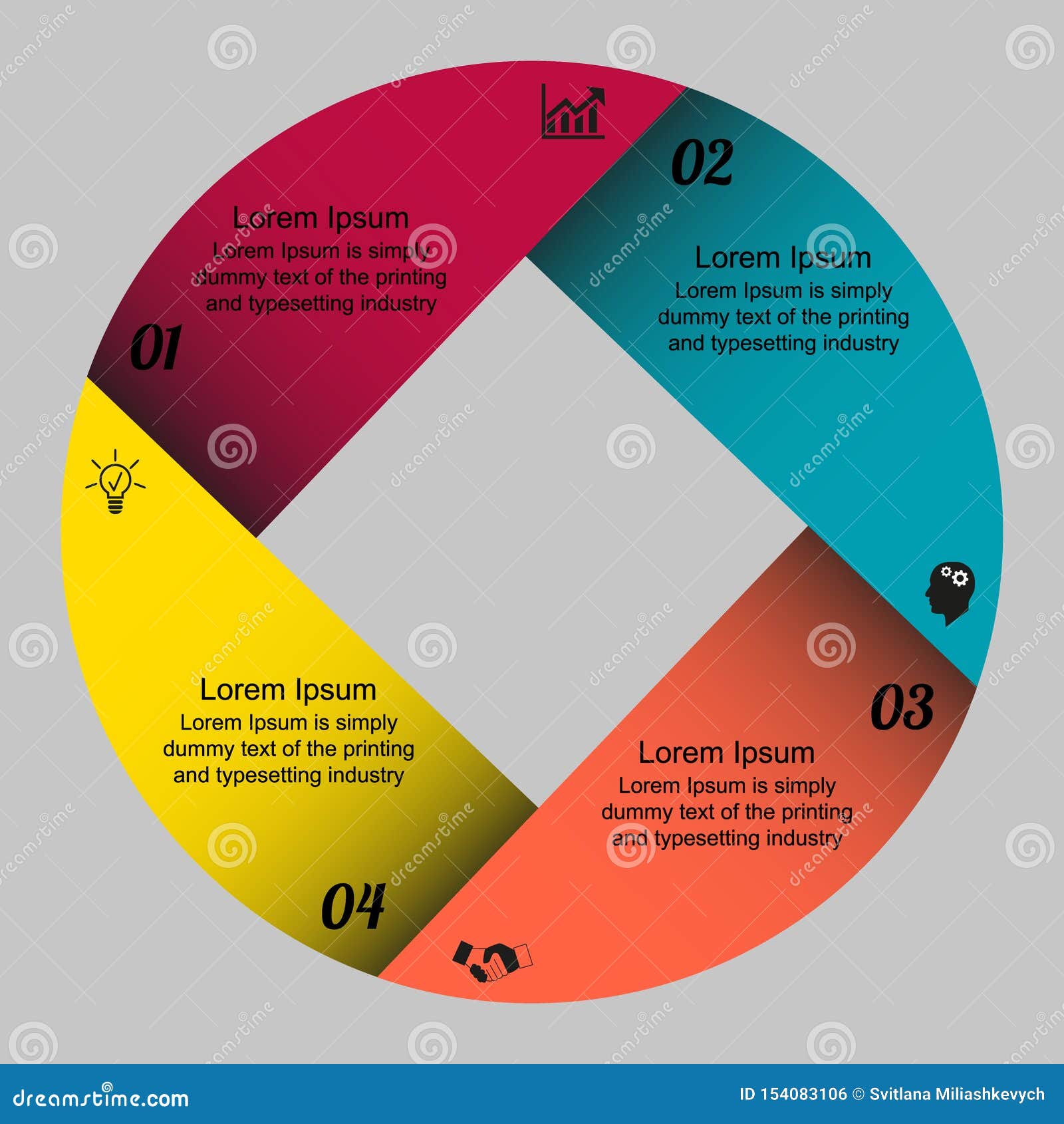 Scheme Of The Process Of Elements With The Help Of Graphics, Diagrams ...
