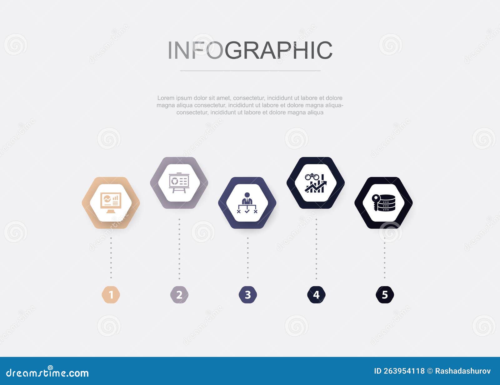 Visualization, Business Performance Stock Vector - Illustration of ...