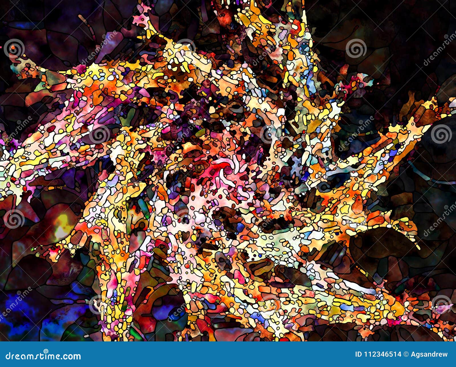 Visualization of Color Division Stock Photo - Image of saturated ...