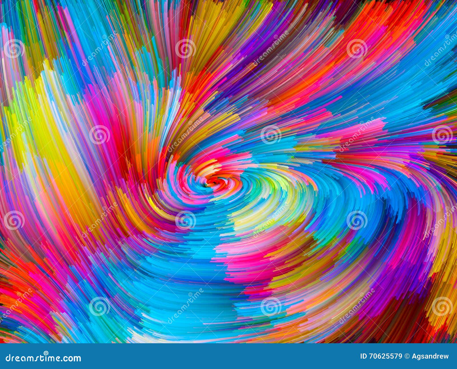 Visualization of Color Vortex Stock Image - Image of pattern ...
