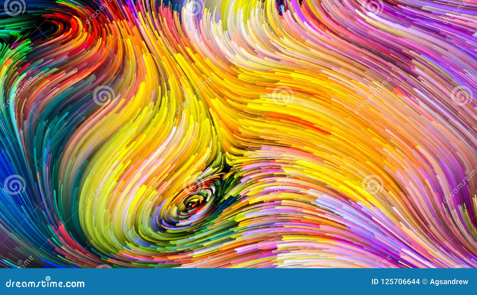 Visualization of Colorful Paint Stock Photo - Image of energy, special ...