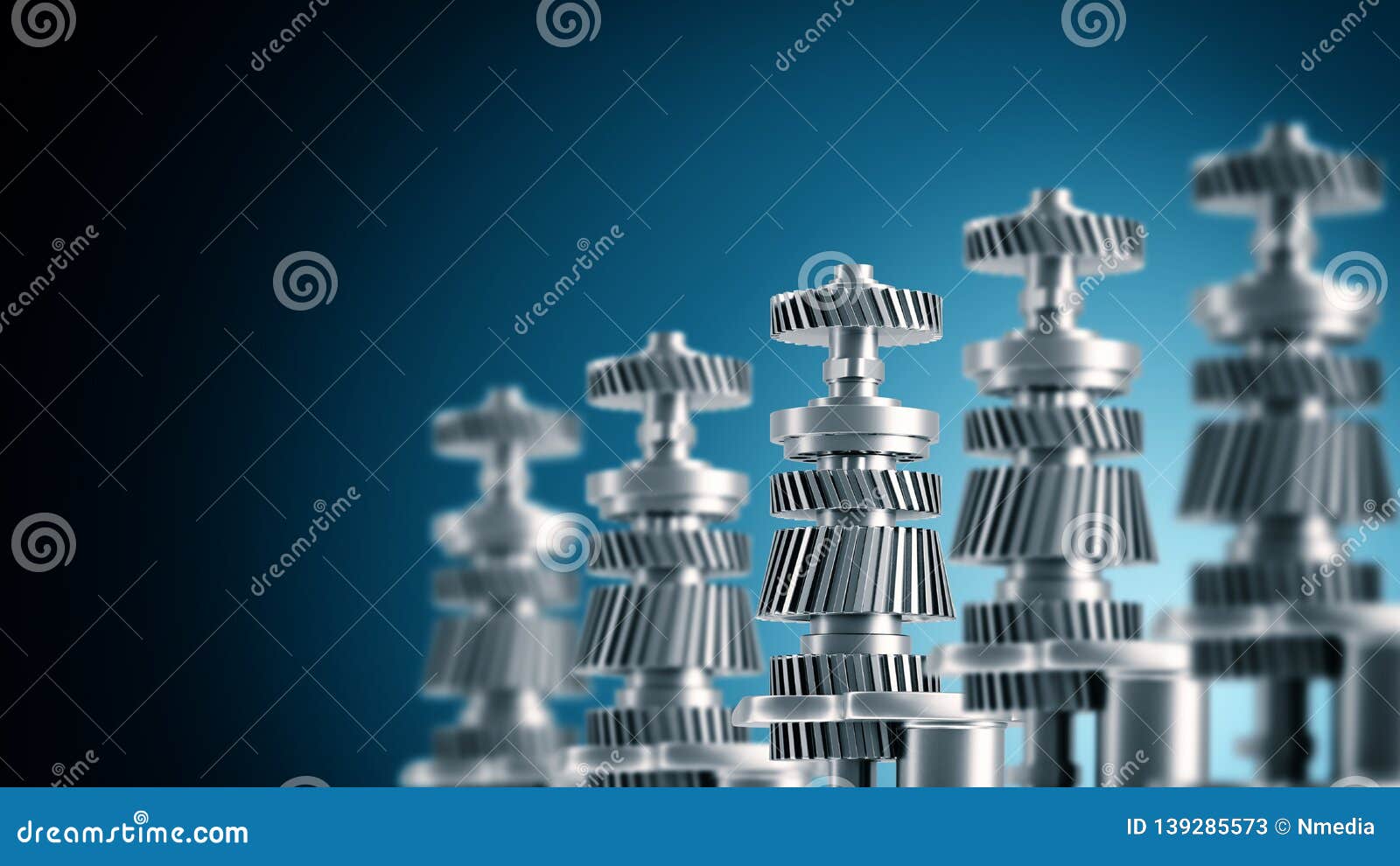 Machine or Engine Parts Conceptual Background Stock Illustration ...
