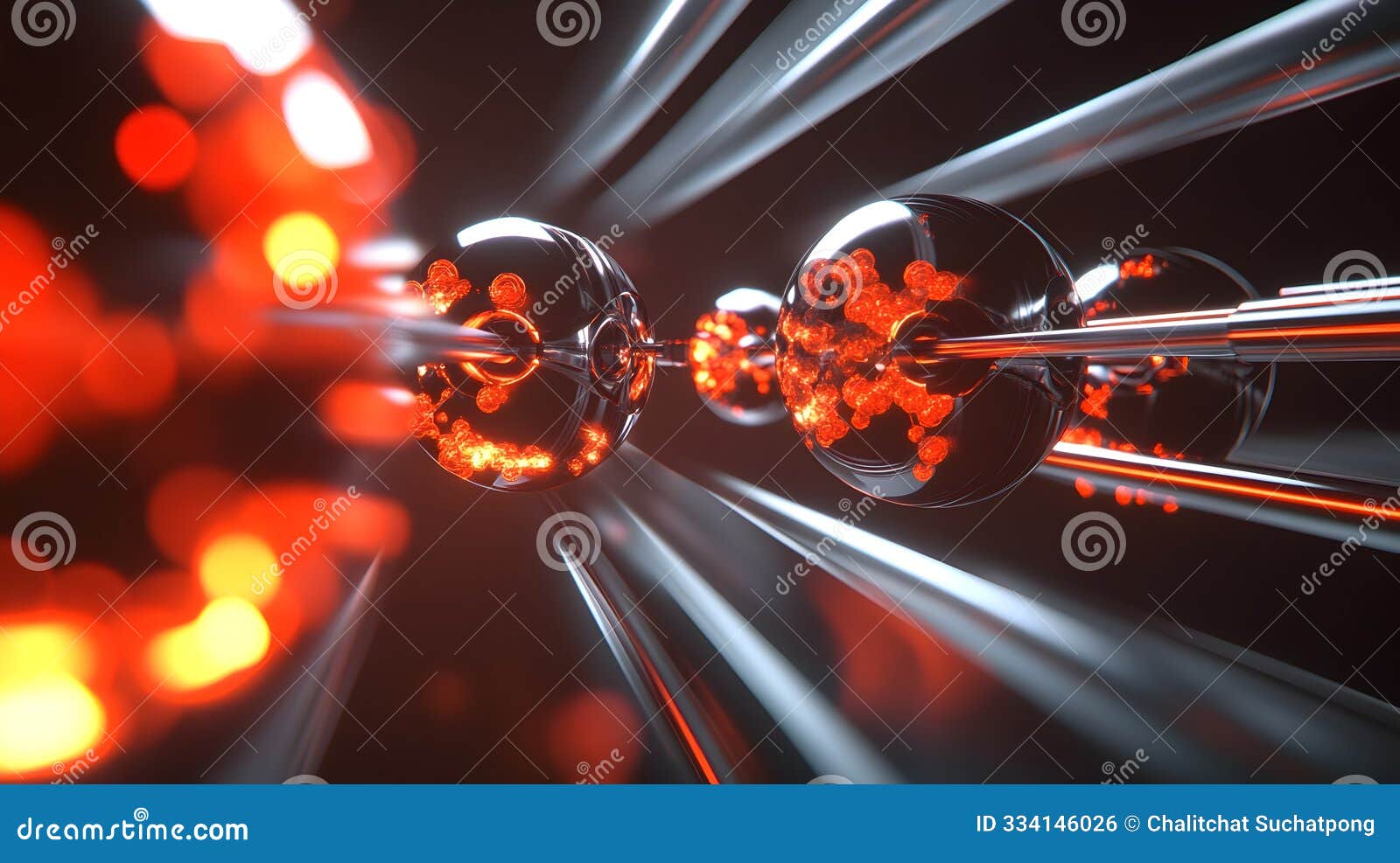 Control Rods Regulating Nuclear Fission Energy Process Atomic Reactor ...