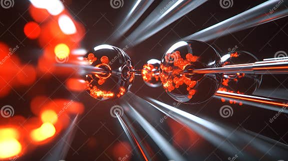 Control Rods Regulating Nuclear Fission Energy Process Atomic Reactor ...