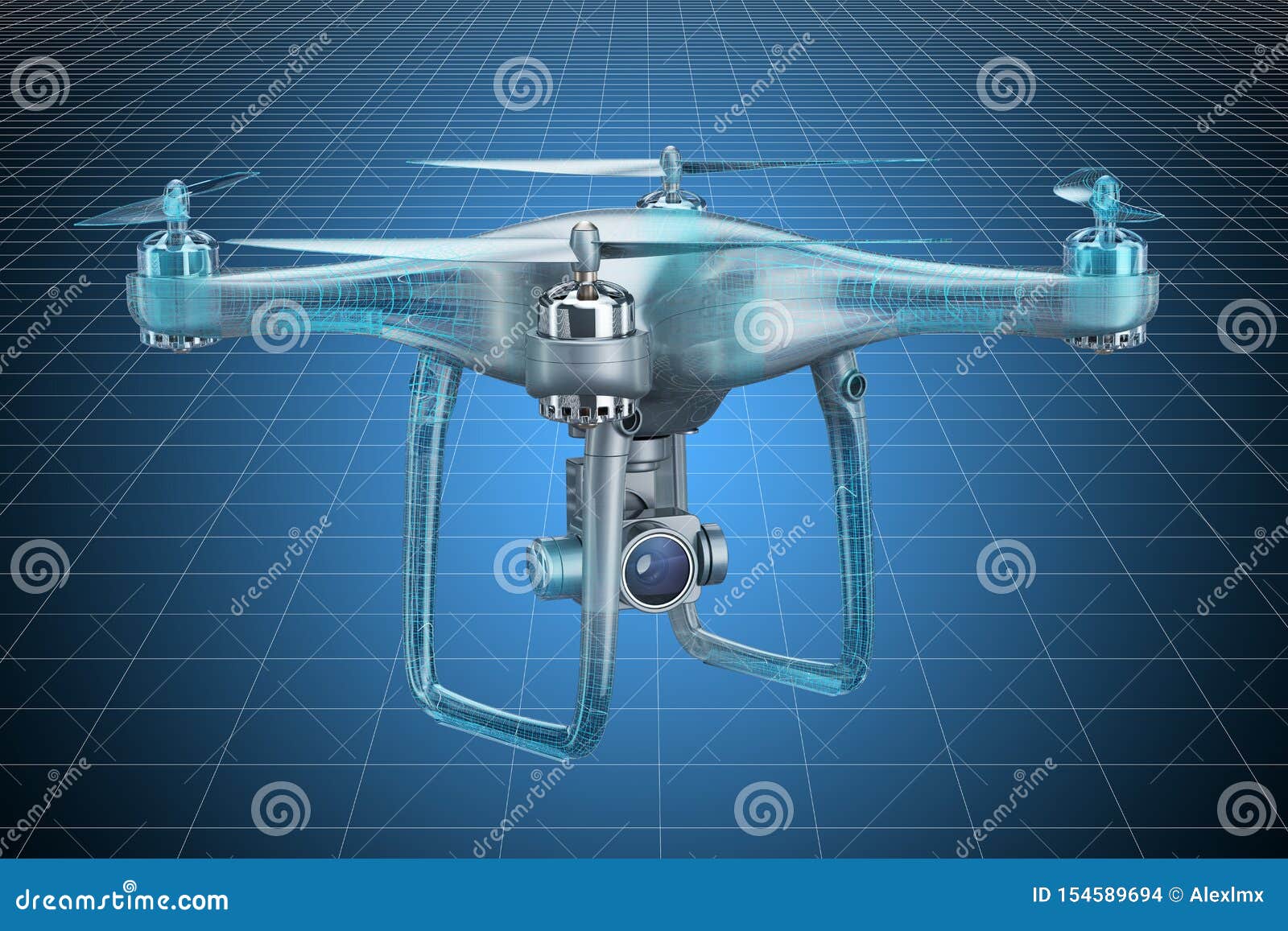 Oblivion Drone 3d Cad Model Library Grabcad