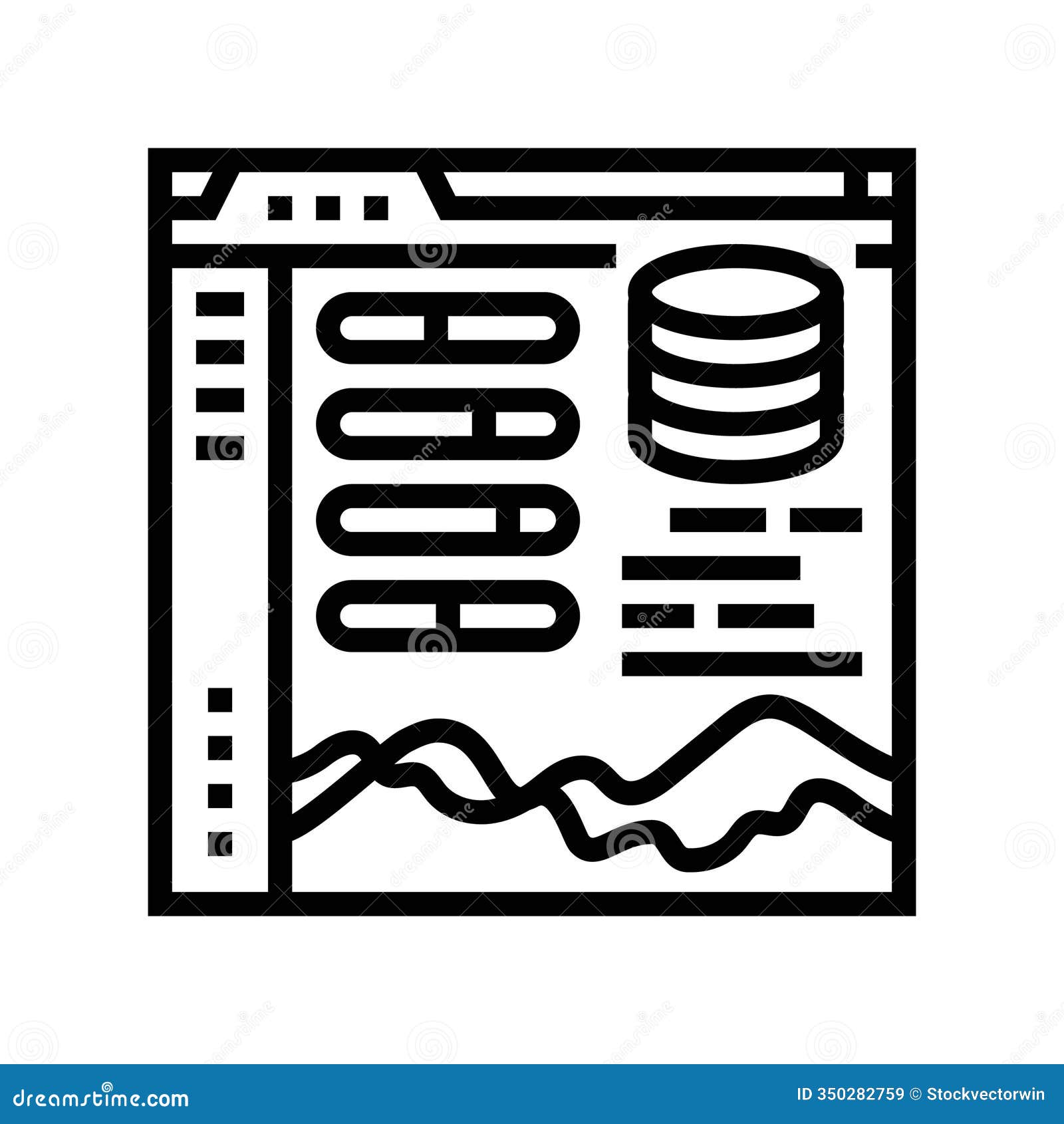 Dashboard Ui Line Icons. Linear Set. Quality Vector Line Set Such As ...