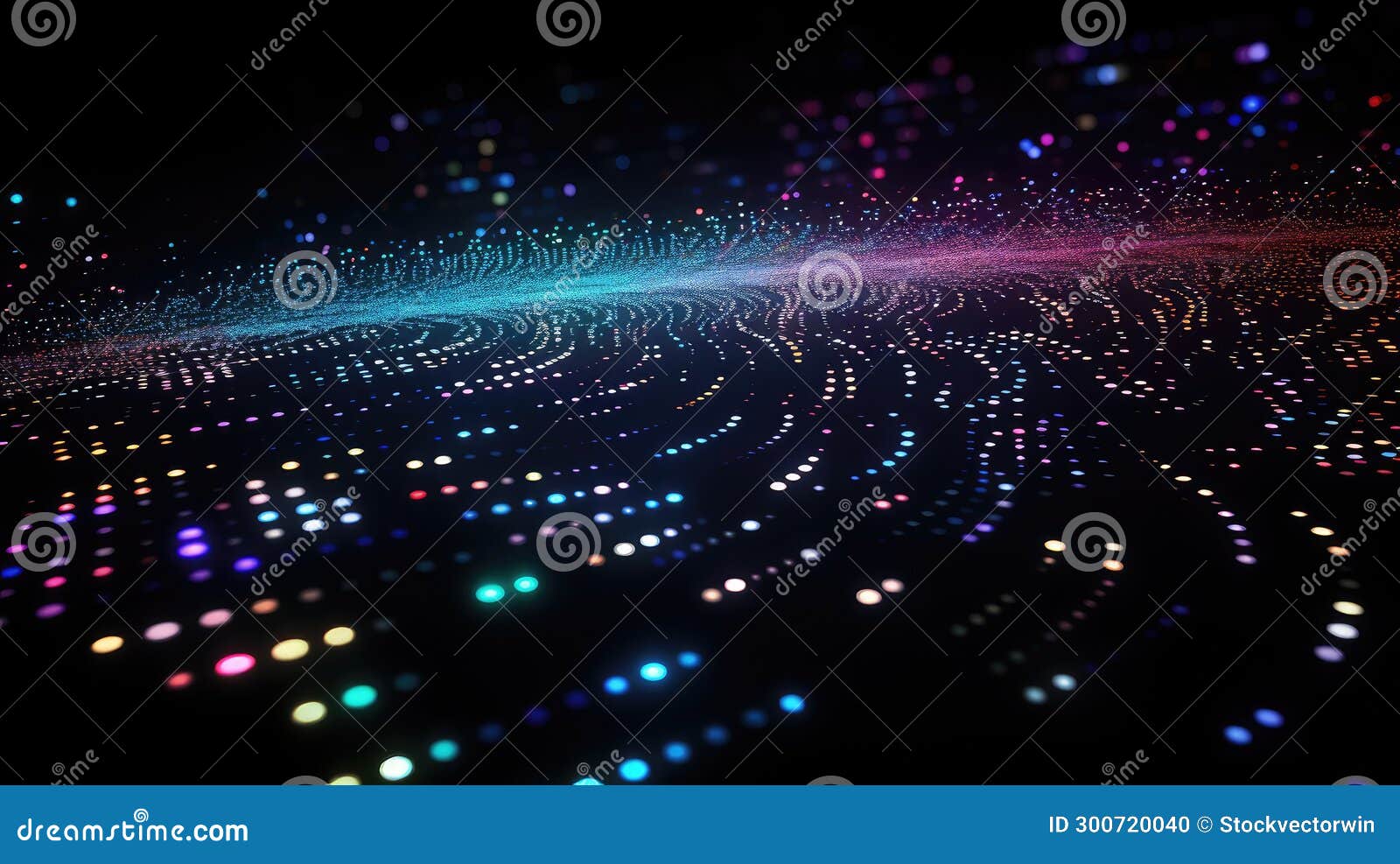 Visualization Data Dots Background Stock Illustration | CartoonDealer ...