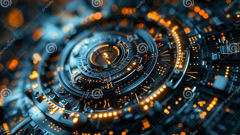 The Visualization of Data Encryption Resembles a Complex and Constantly ...